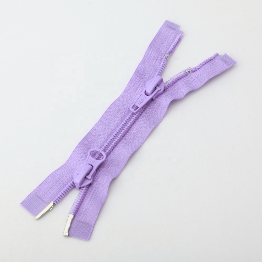 For jackets custom two way zipper