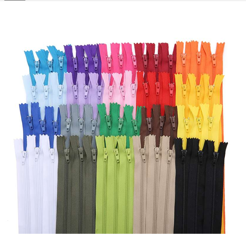 New woven concealed close-end invisible zippers