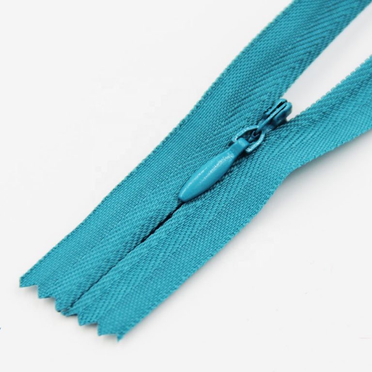 Waterproof custom invisible nylon zippers